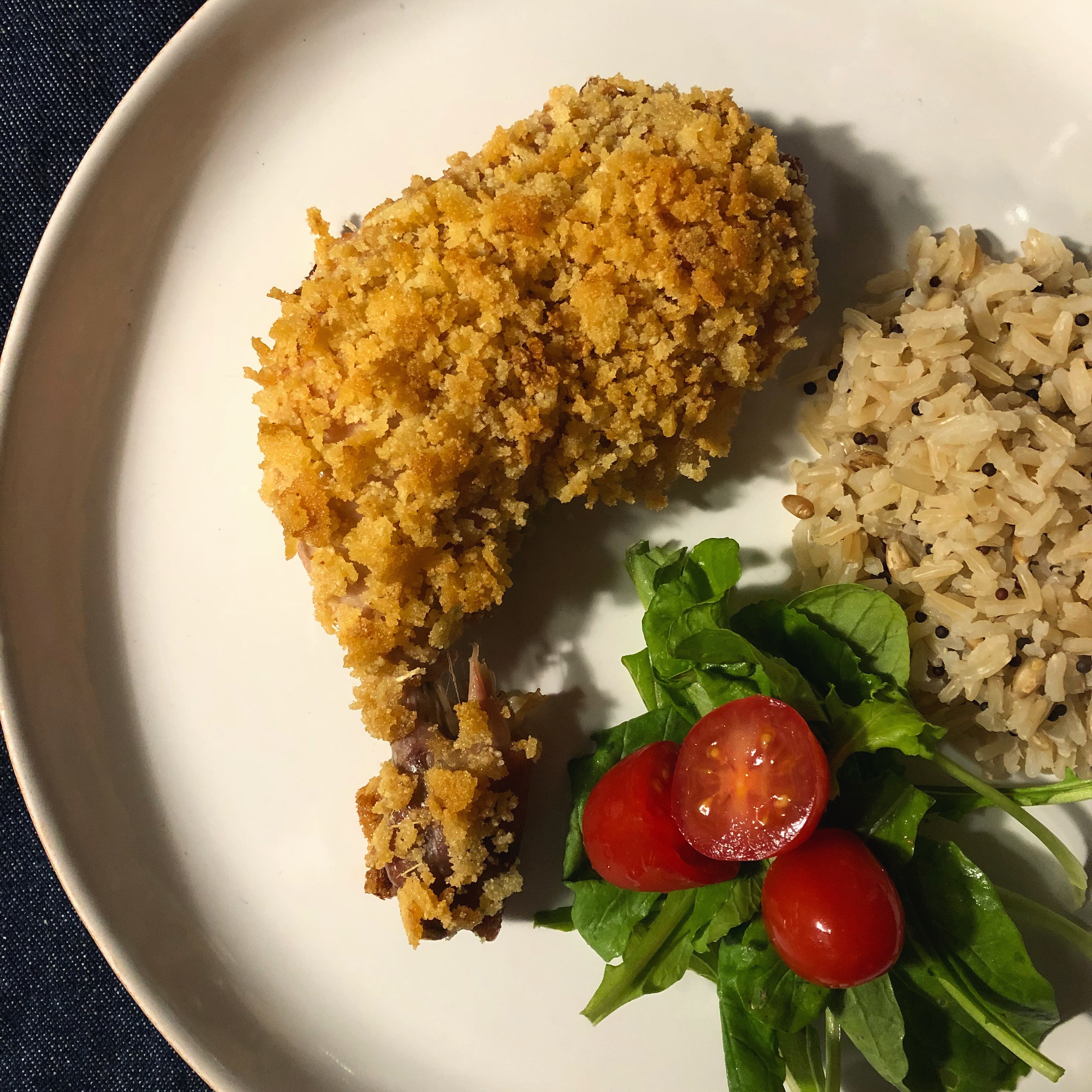 Coxa e sobrecoxa crocante - Por dentro suculenta e por fora crocante