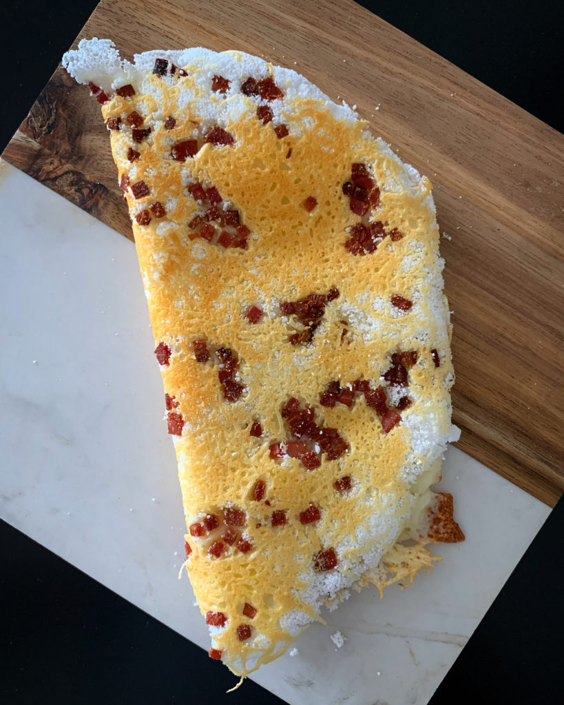 Tapioca invertida - Para impressionar no café da manhã dos campeões